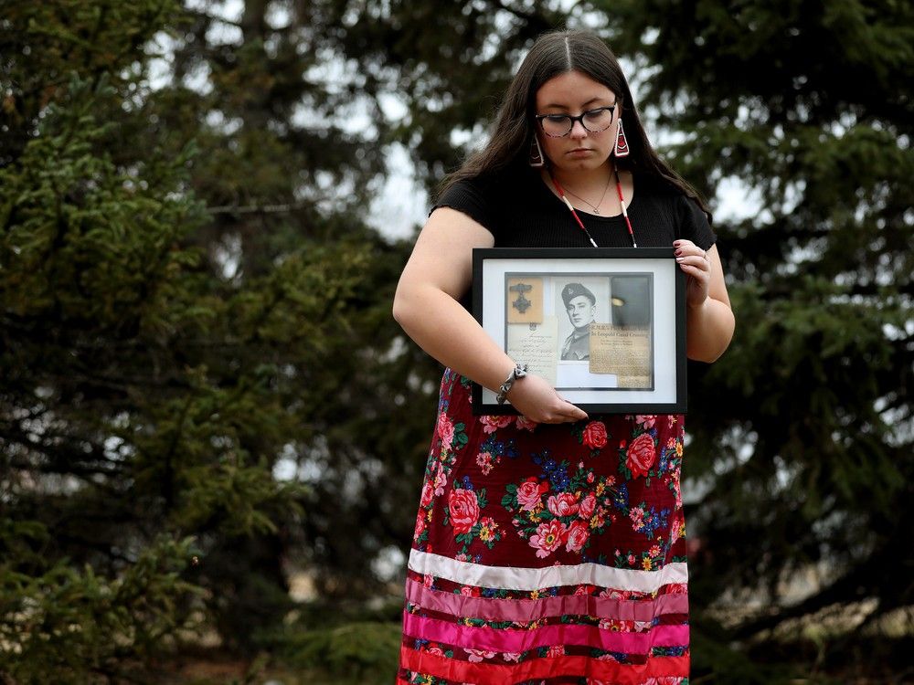 Anthem singer honours veterans in Cree; national Indigenous ceremony ...