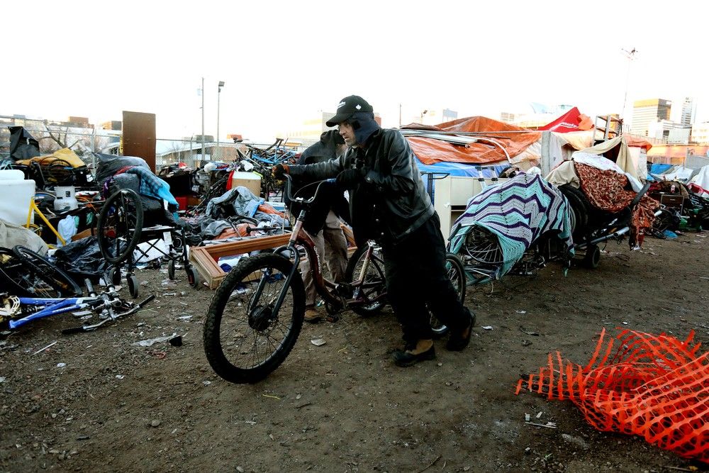 Photos: City of Edmonton, EPS crews clear homeless encampment ...