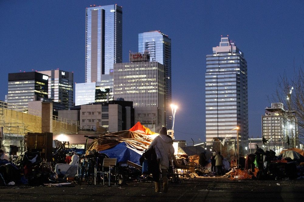 Photos: City of Edmonton, EPS crews clear homeless encampment ...