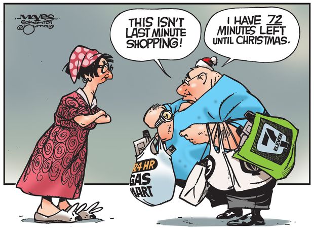 Malcolm Mayes editorial cartoons for December 2023 | Edmonton Journal