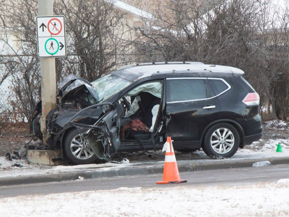 Man suffers life-threatening injuries after south Edmonton crash ...