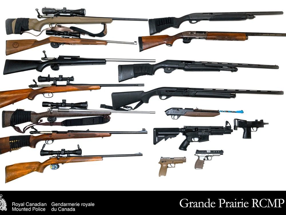 Man, teen charged after RCMP seize firearms in Grande Prairie ...