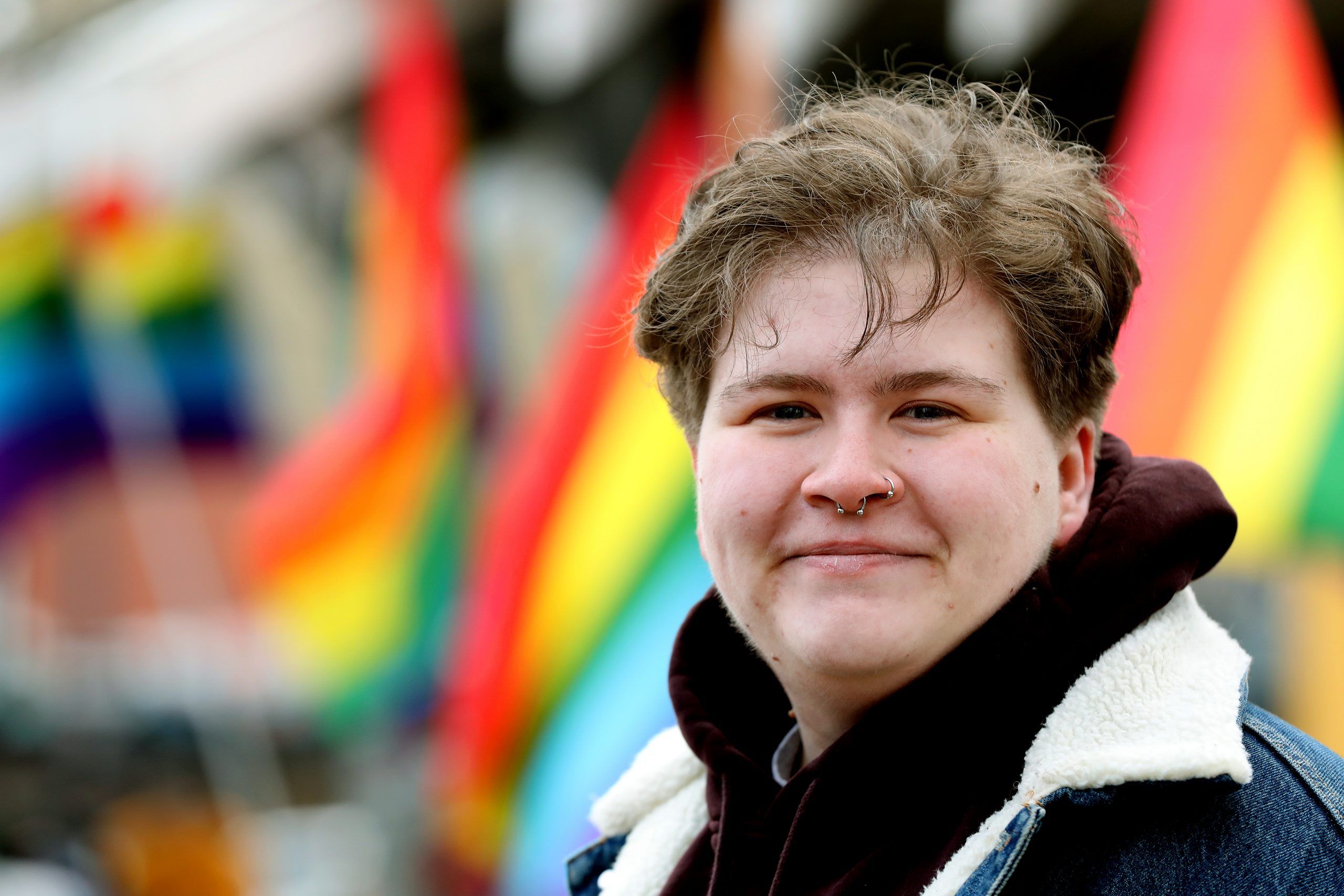 'We're terrified': Hundreds rally in support of Alberta trans community ...