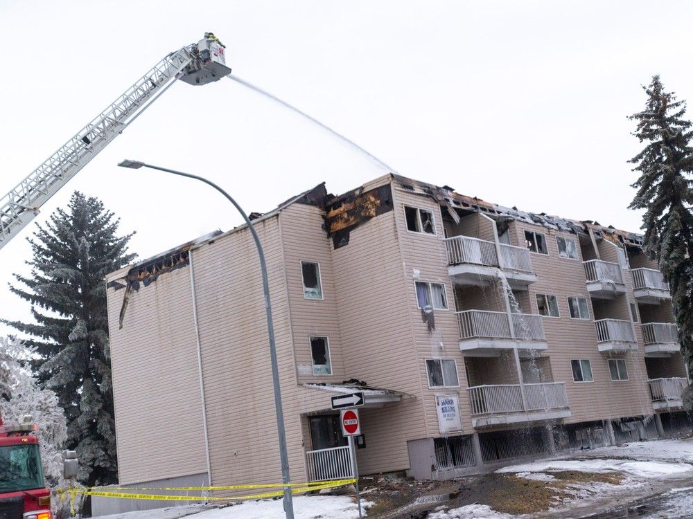 Residents evacuated after early morning apartment fire in SE Edmonton ...