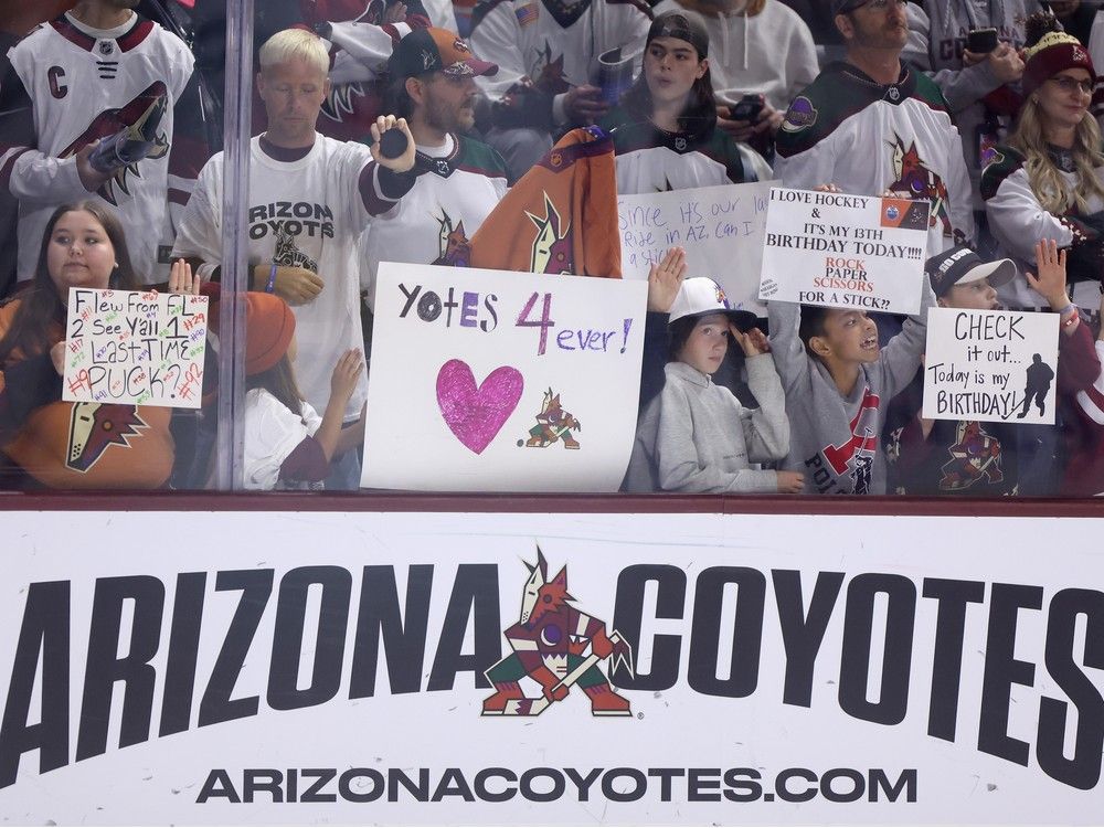 Photos: Arizona Coyotes fans bid farewell with 5-2 win over the Oilers ...