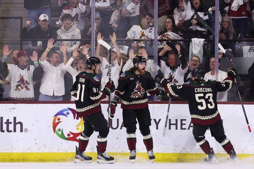 Photos: Arizona Coyotes fans bid farewell with 5-2 win over the Oilers ...