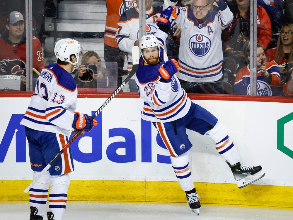 Flames don't matter but still a dramatic night for Edmonton Oilers ...
