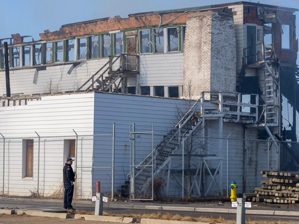 'Suspicious': Edmonton's historic Hangar 11 at Blatchford goes down in ...