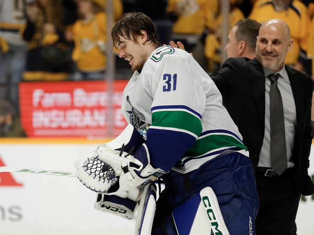 Edmonton Oilers get their first look at Canucks goalie Arturs Silovs ...
