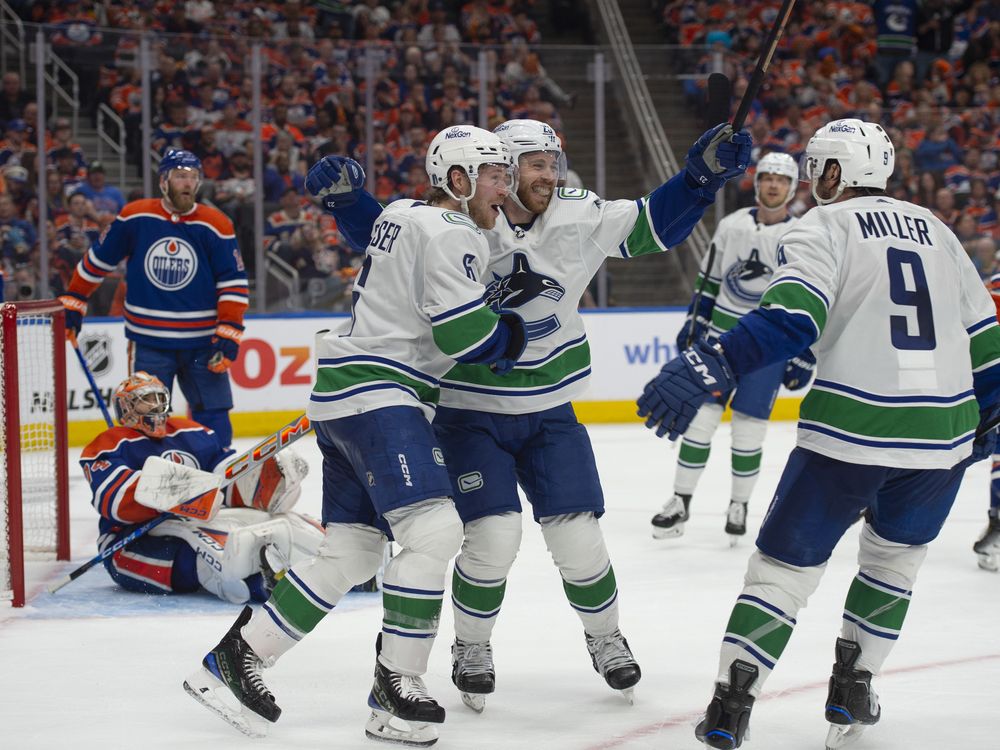 BY THE NUMBERS: Edmonton Oilers fall 4-3, Canucks take 2-1 series lead ...