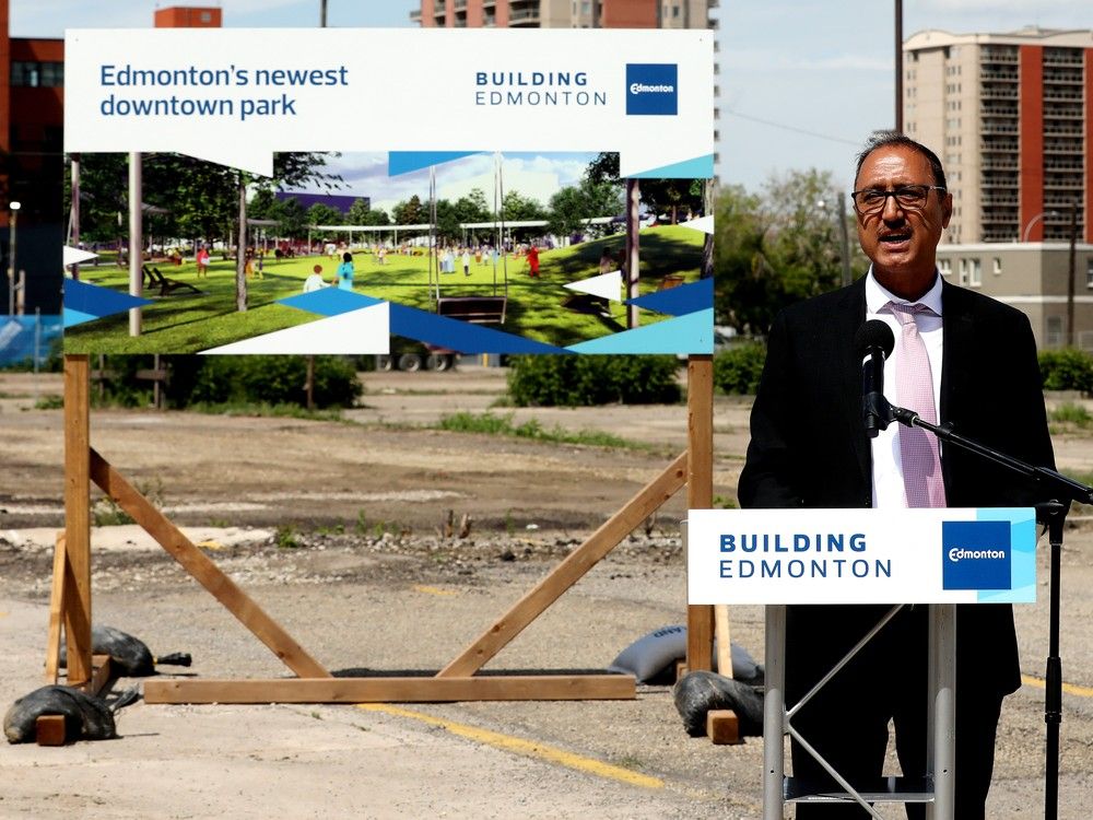 Edmonton's Downtown Warehouse Park beginning construction | Edmonton ...