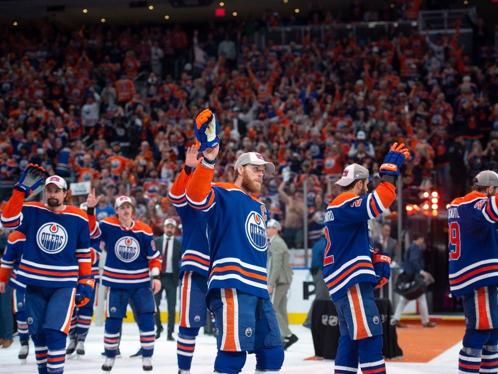 Photos: Edmonton Oilers clinch berth in Stanley Cup final with 2-1 win ...