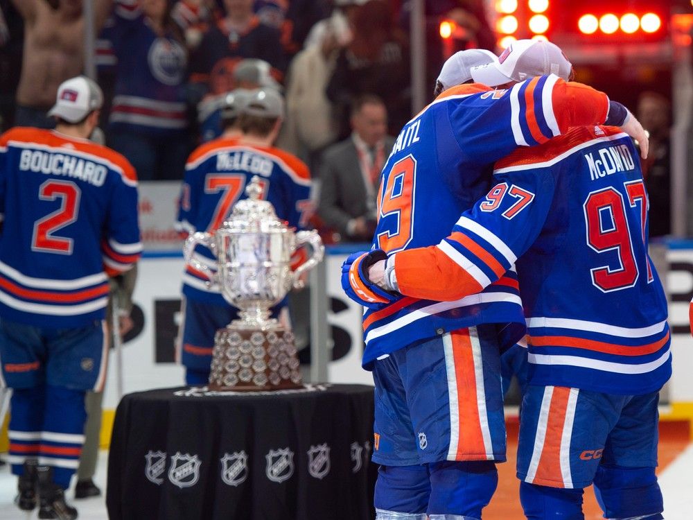 Photos: Edmonton Oilers clinch berth in Stanley Cup final with 2-1 win ...