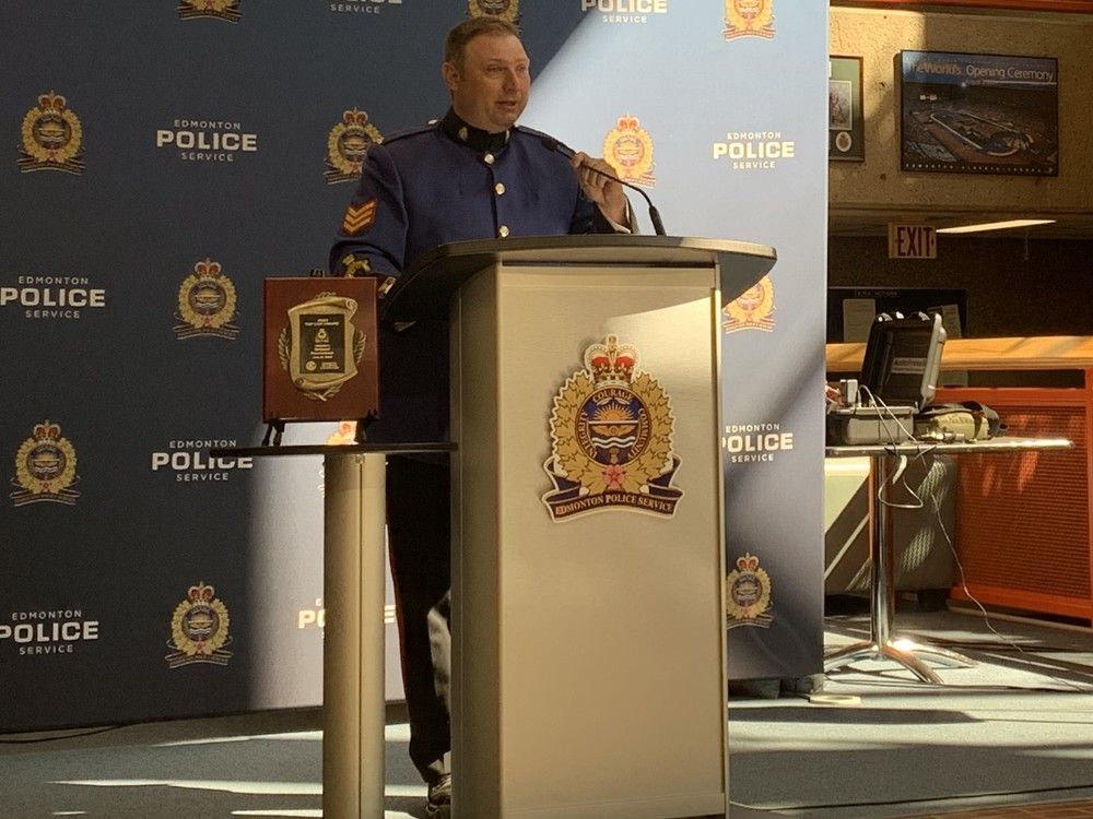 Edmonton police officer receives award for his community work ...
