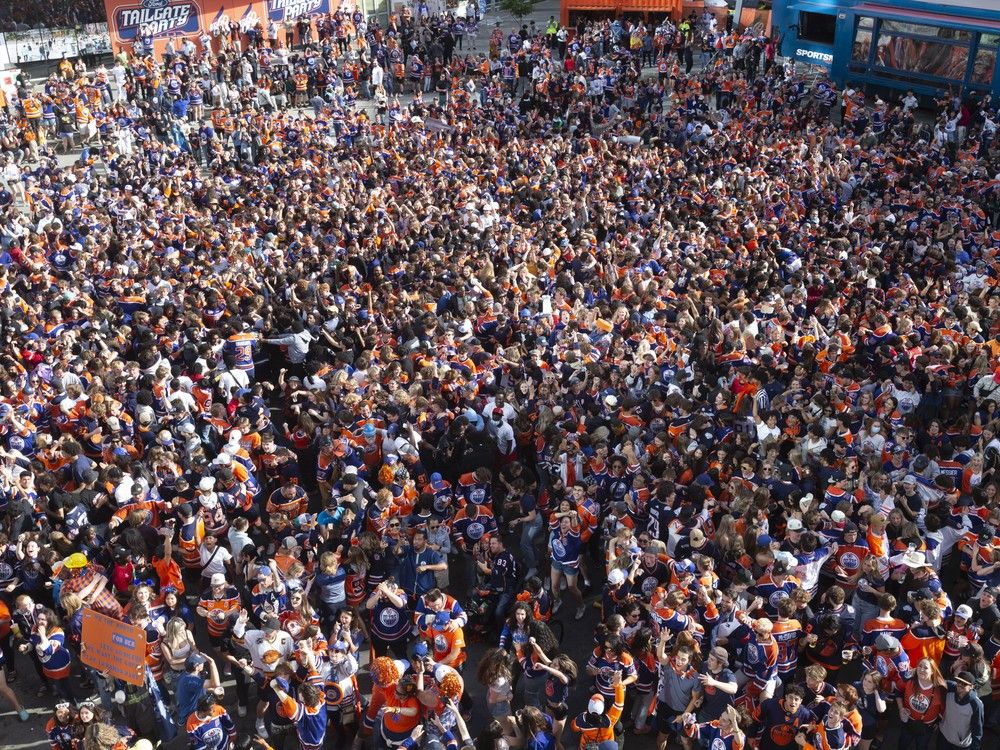 Photos: Edmonton Oilers fans take in Game 7 watch party | Edmonton Journal