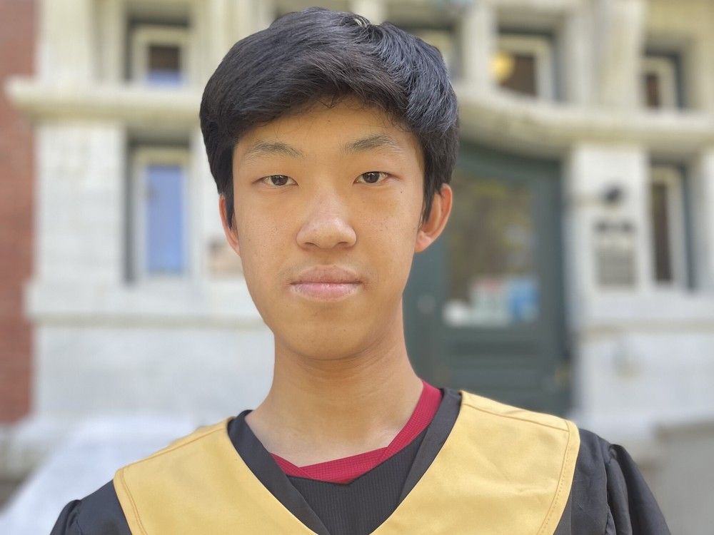 Edmonton's valedictorians: Kevin Huang from Old Scona | Edmonton Journal