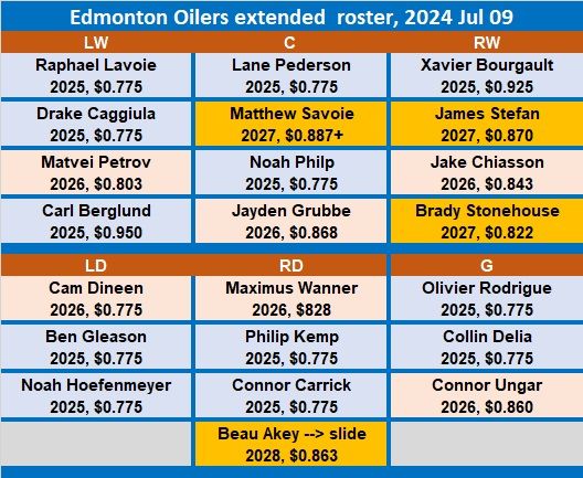 After spate of signings, Oilers' extended roster is taking shape ...