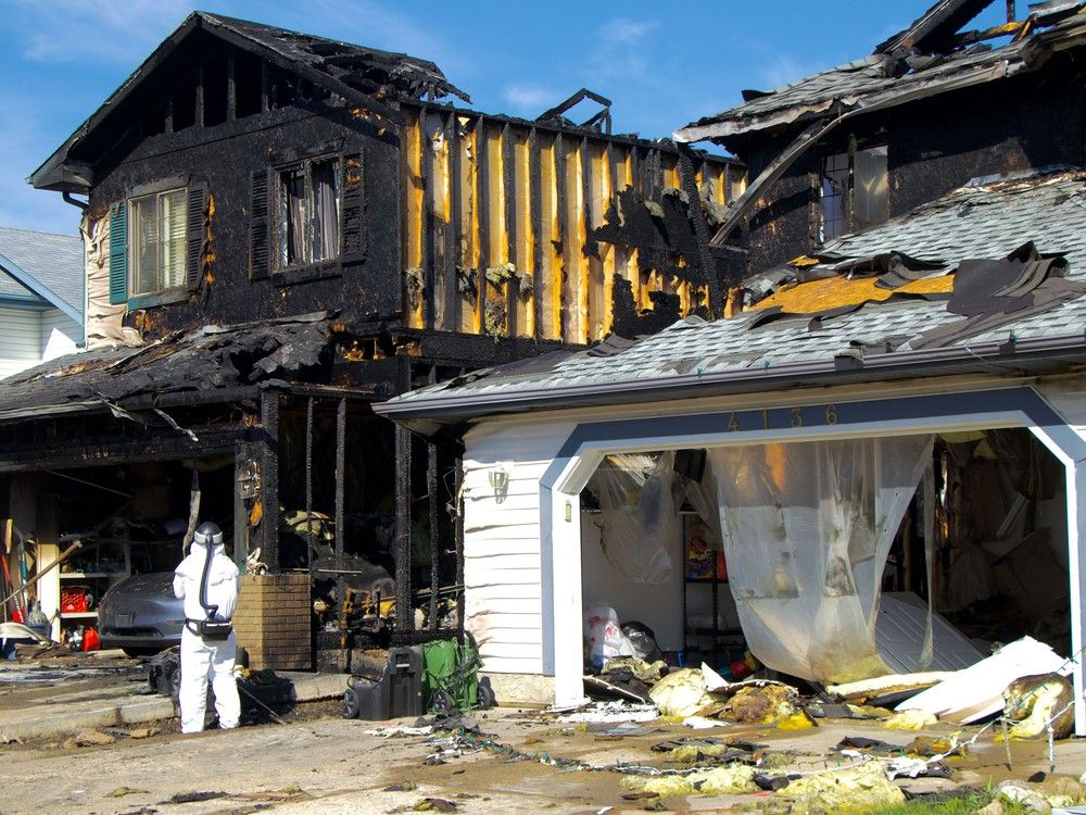 Two homes destroyed by fire Sunday night in southeast Edmonton ...