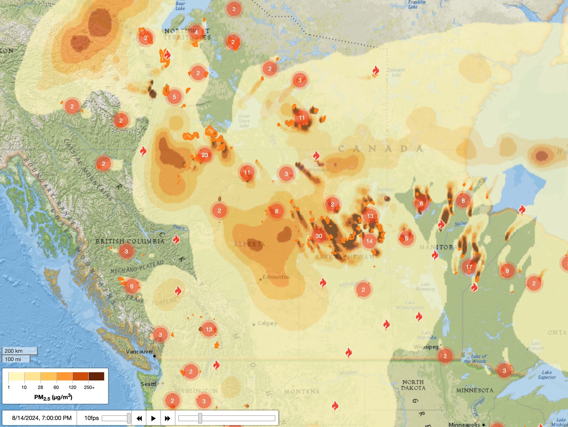 Edmonton weather: Extreme wildfire smoke smothers Edmonton's skies ...