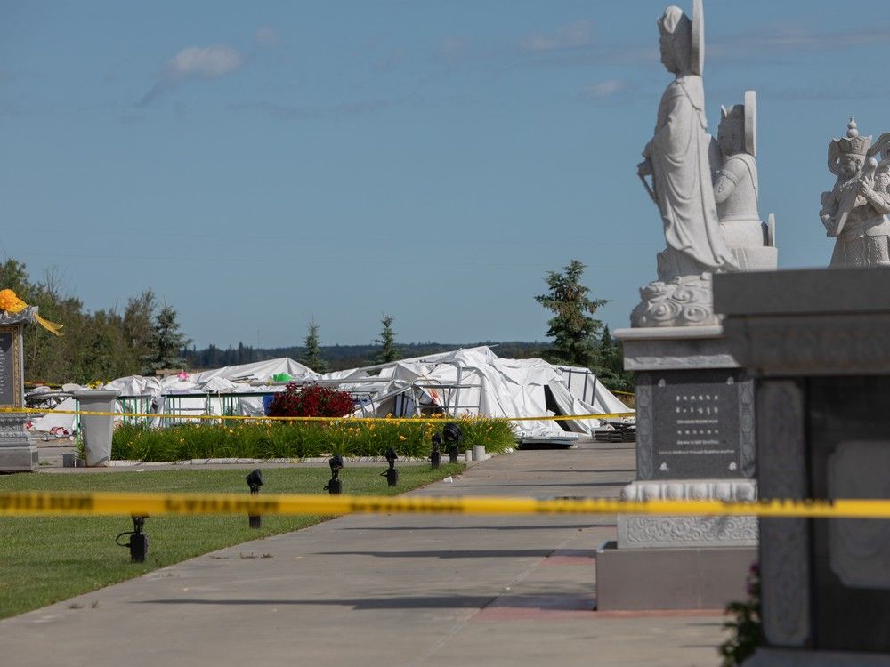 One dead after Westlock Meditation Centre severe weather tent collapse ...