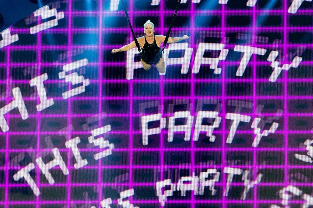 REVIEW: P!nk vocally, literally soars over Commonwealth Stadium ...