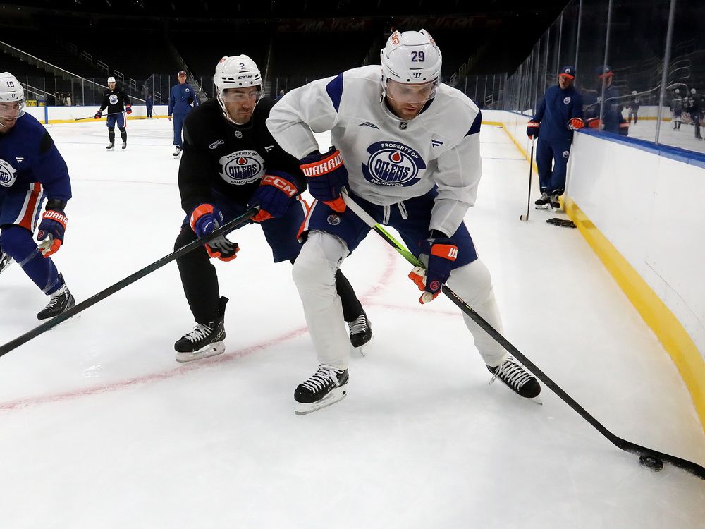 Edmonton Oilers' Evan Bouchard battles memory of Game 7 | Edmonton Journal