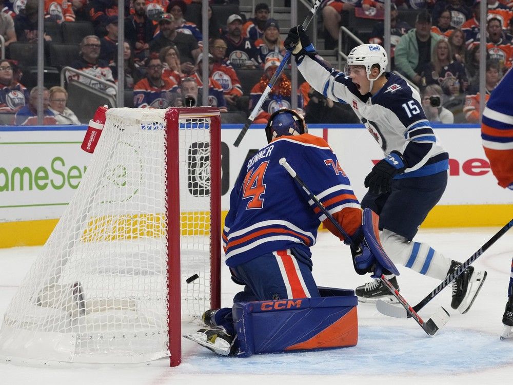Jets romp to 6-0 win over Edmonton Oilers in season opener | Edmonton ...