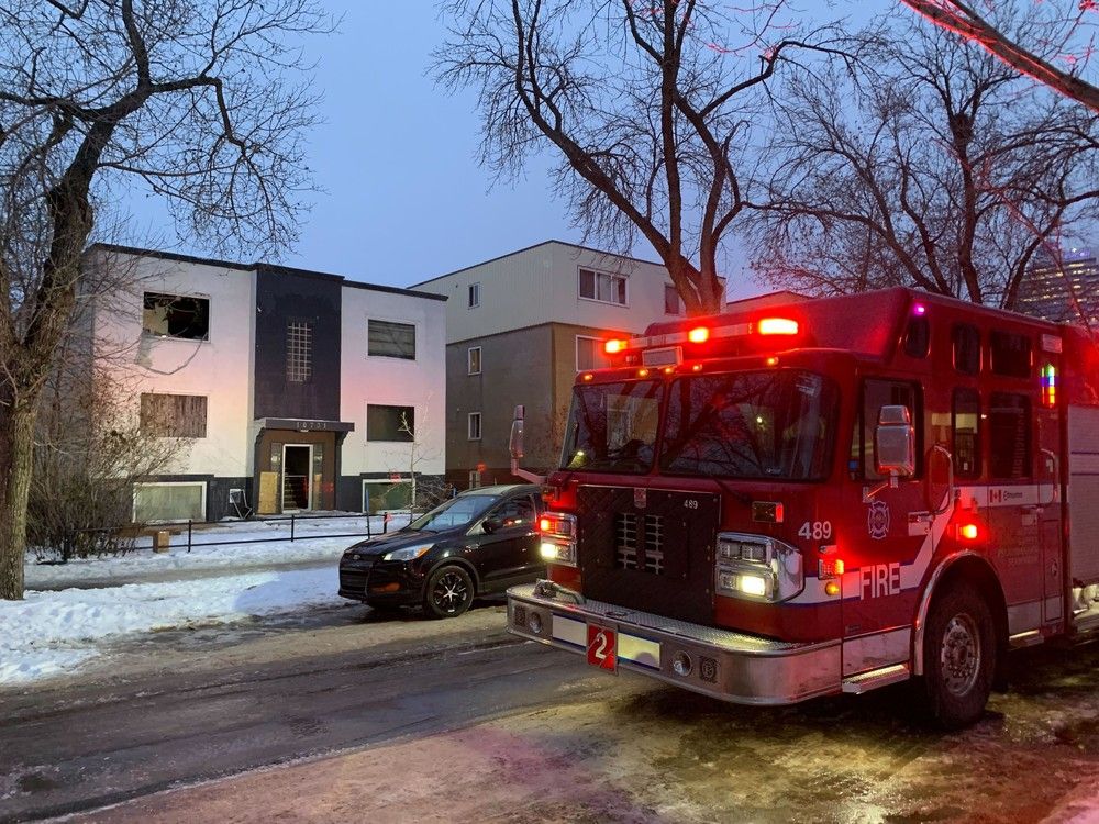 Residents evacuated from Edmonton apartment after nearby fire ...