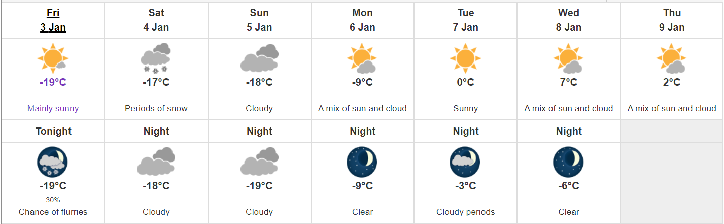 Edmonton weather: Weekend cold snap brings -34 wind chill | Edmonton ...