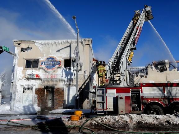 Edmonton Firefighters Battle Two Alarm Blaze At 118 Avenue Pawn Shop