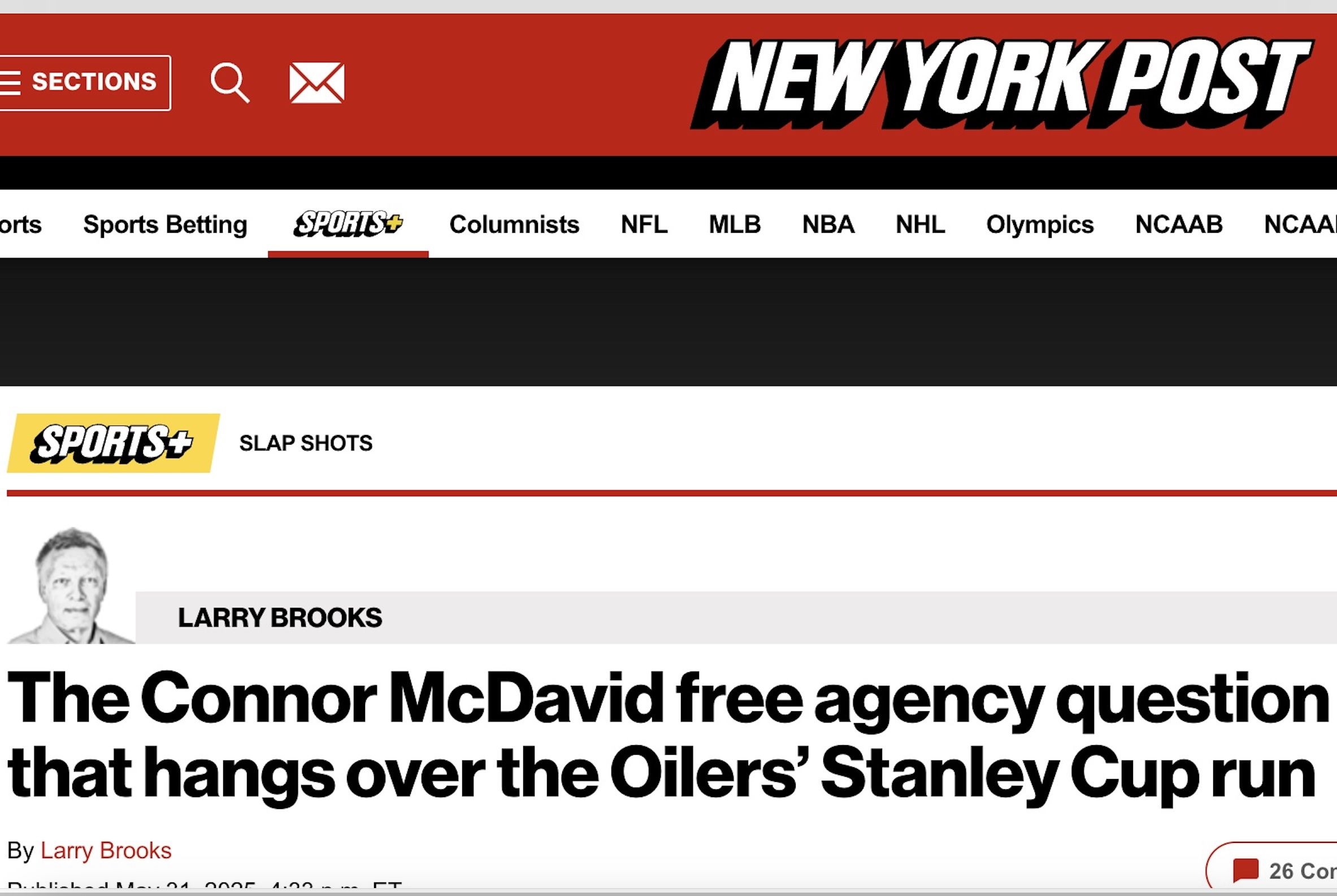 Toronto and New York insiders speculate on McDavid leaving Edmonton ...