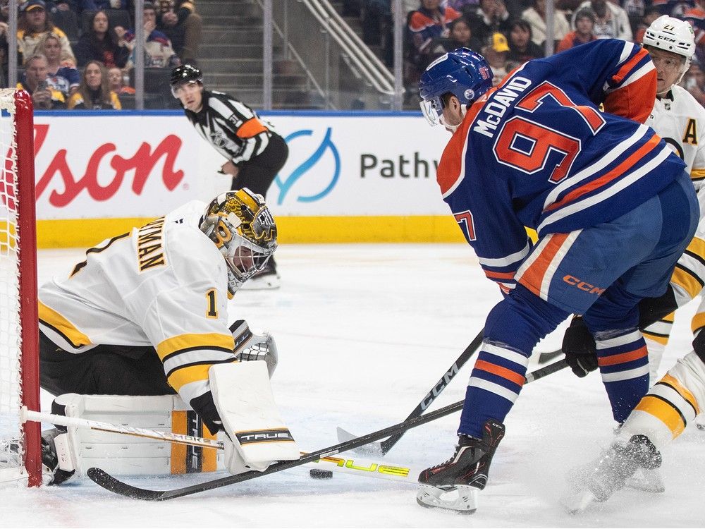 Player grades: Edmonton Oilers with iffy goalie and get goalied in loss ...