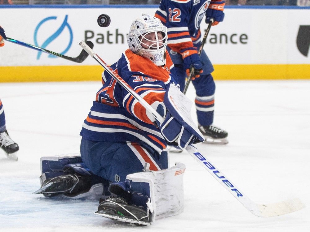 Connor Ingram relishing opportunity to be back in NHL with Oilers ...