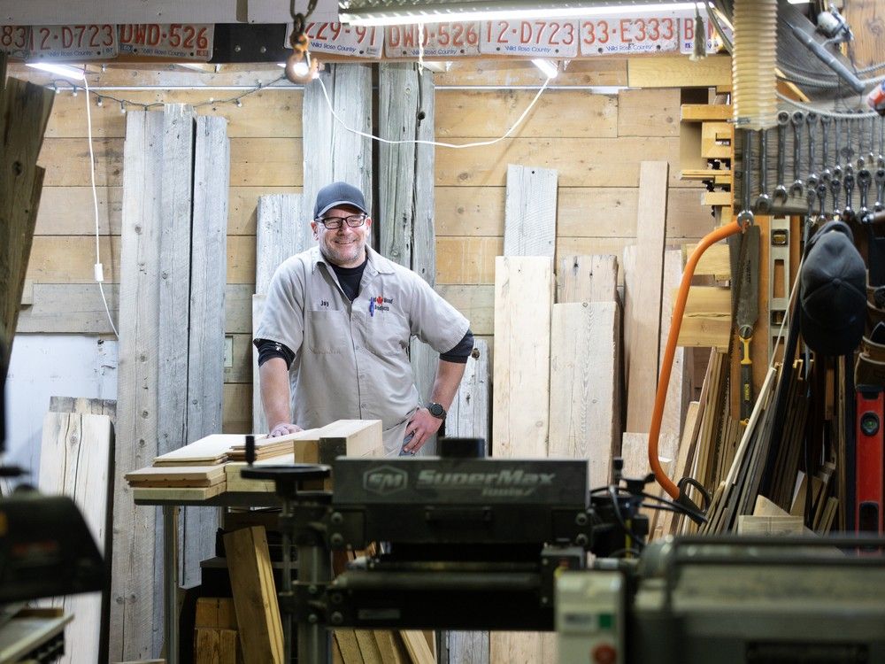 Edmonton business aims to create new market for old wood | Edmonton Journal