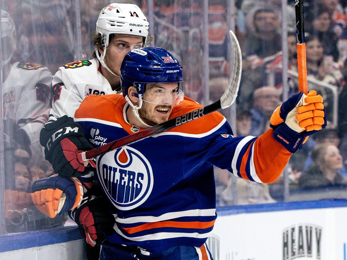 Player grades: Edmonton Oilers dominate Chicago Blackhawks, win 3-1 ...