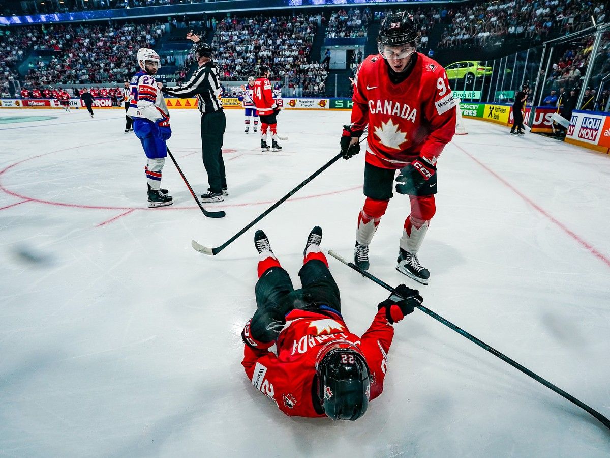 Edmonton Oilers' Bouchard knocked cold at World Championships ...
