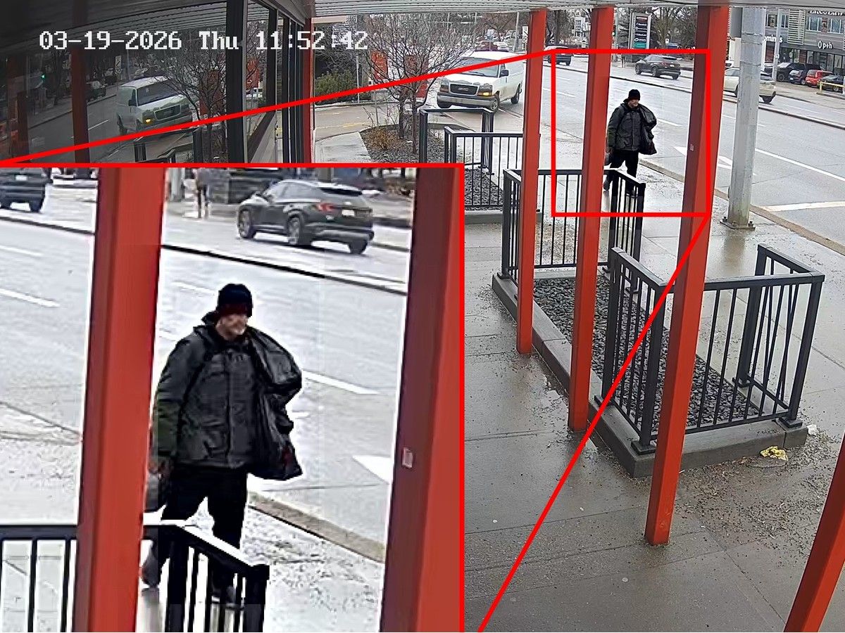 Police asking public's help to ID person of interest in Garneau arson ...