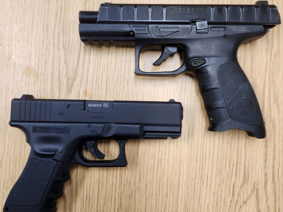 Two replica handguns seized after BB pellets fired: RCMP | Edmonton Journal