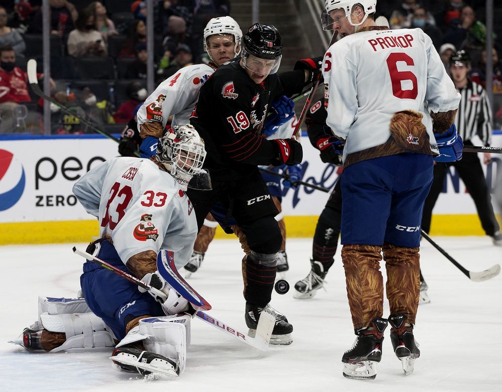 Photos: Edmonton Oil Kings topple Moose Jaw Warriors in Teddy Bear Toss ...