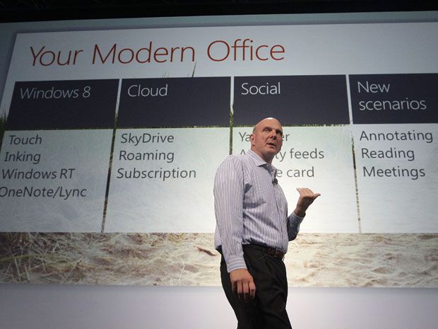 Microsoft unveils Office software with social, cloud features for ...