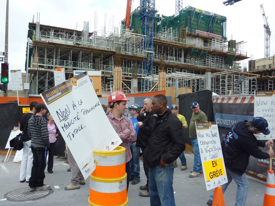 Quebec construction strike: Province won't intervene in labour dispute ...