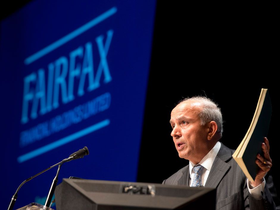 Fairfax names Paul Rivett as president of the company | Financial Post
