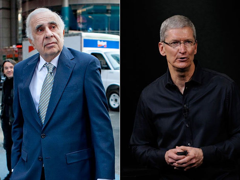 Carl Icahn tweets about 'cordial dinner' with Apple CEO Tim Cook, says ...