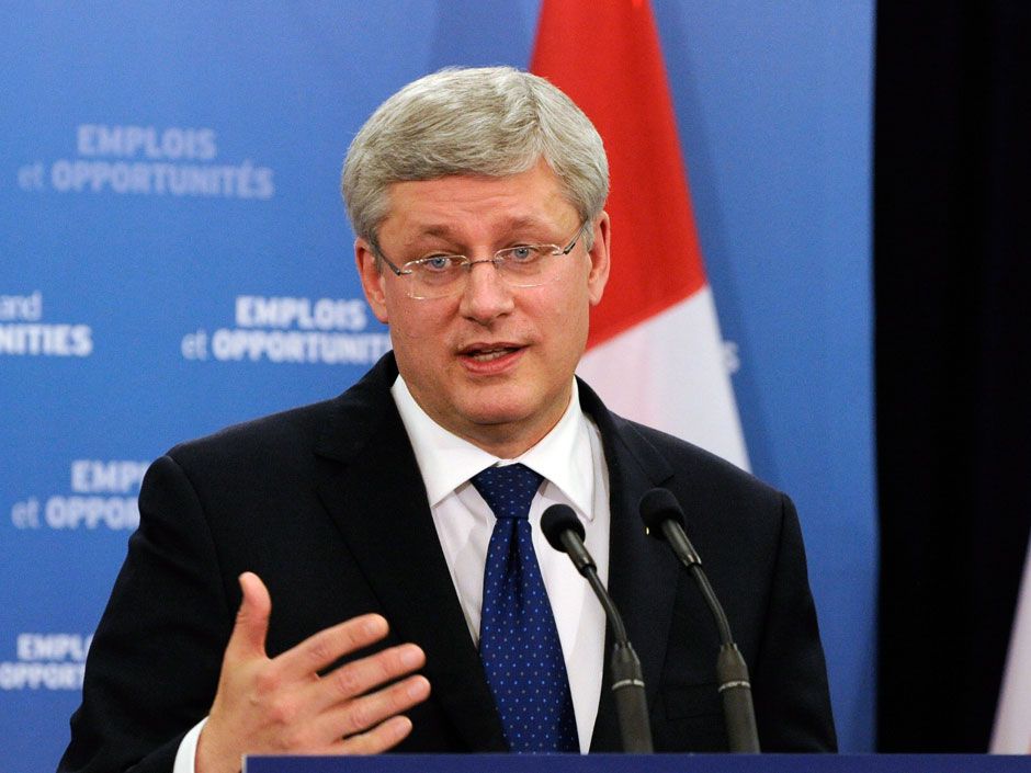 Harper launches new $14-billion infrastructure program | Financial Post