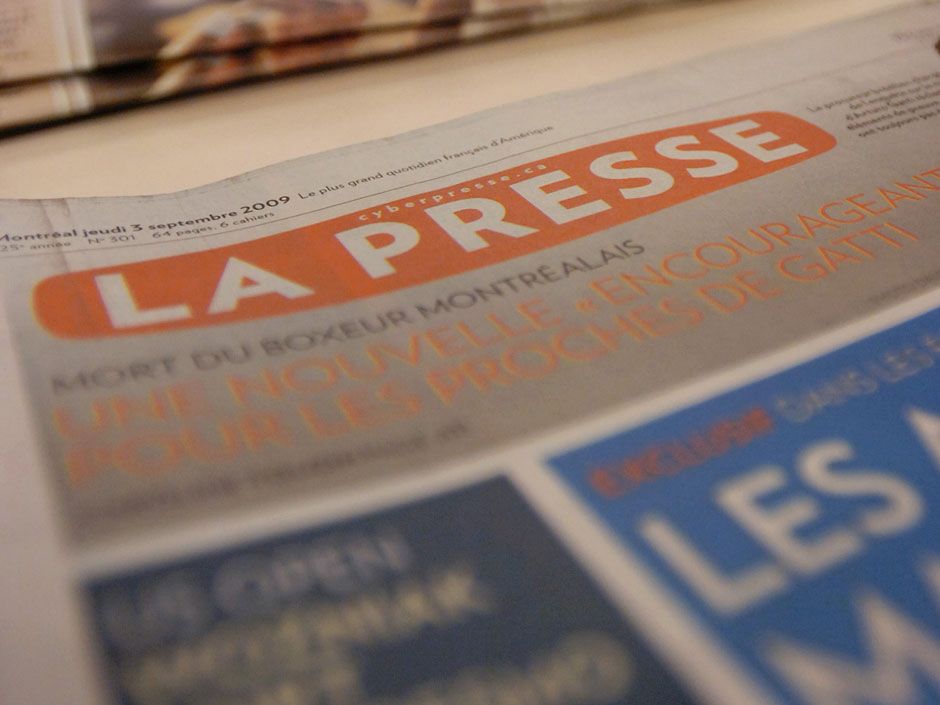 La Presse pays $31-million just for the option to print its newspaper ...