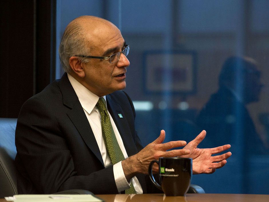 TD's Ed Clark leaves board early as Bharat Masrani takes over as CEO ...