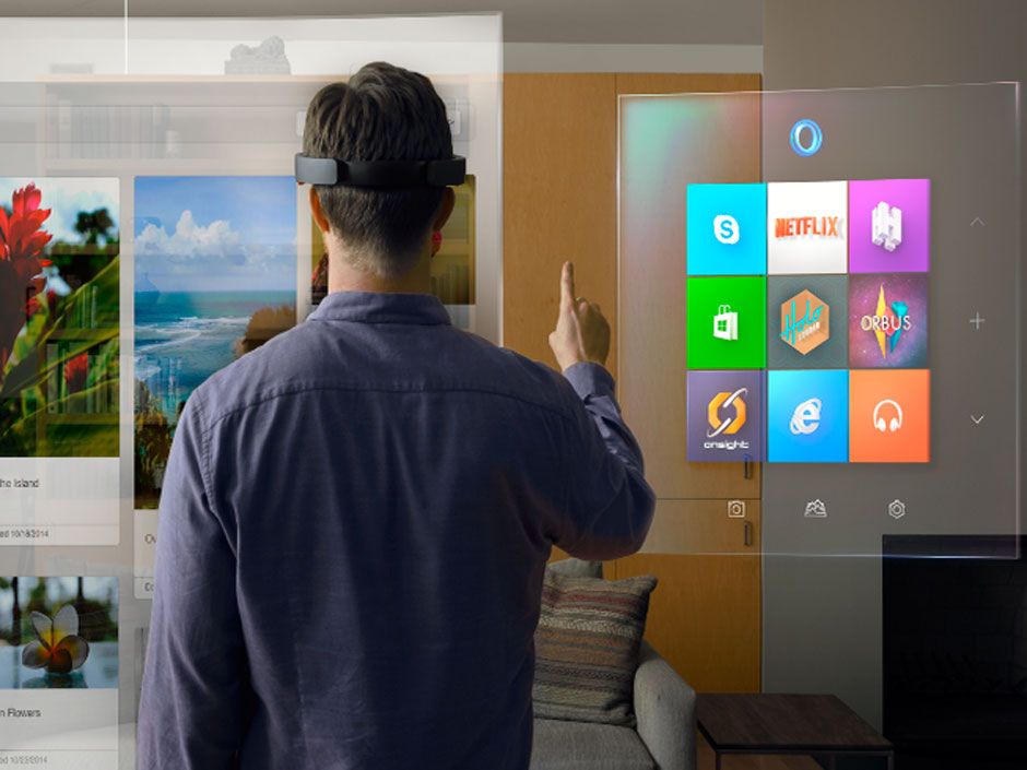 Microsoft HoloLens, a headset to see holograms, to be available 'in ...
