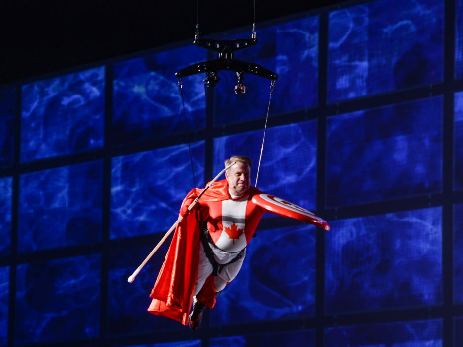 It's a bird! It's a plane! No, it's Captain Canada at Dell EMC World ...