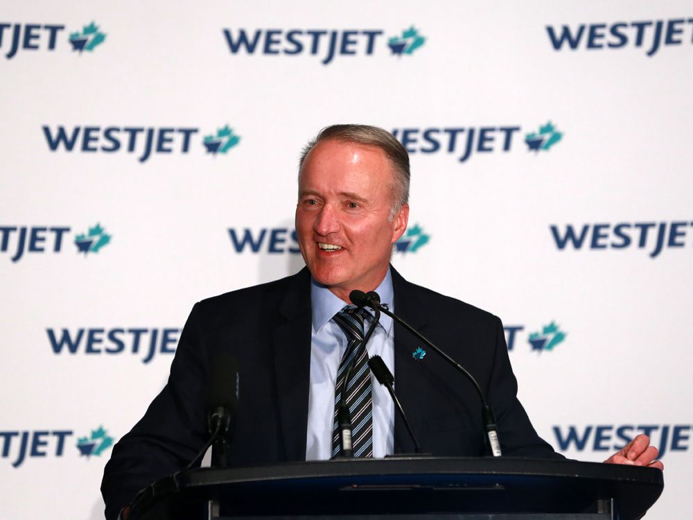 WestJet CEO Ed Sims pushing 'through the grind' of his honeymoon phase ...