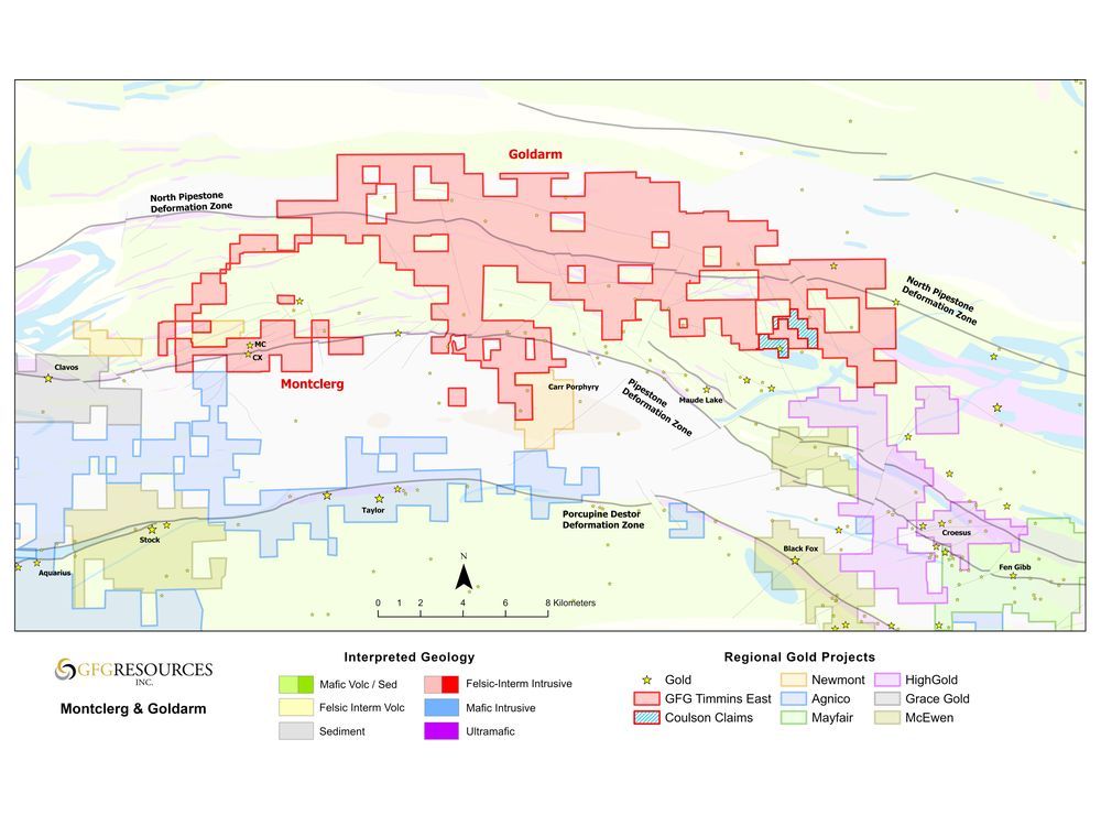 GFG Completes Acquisition of the Aljo Mine Gold Claims, Expanding the ...